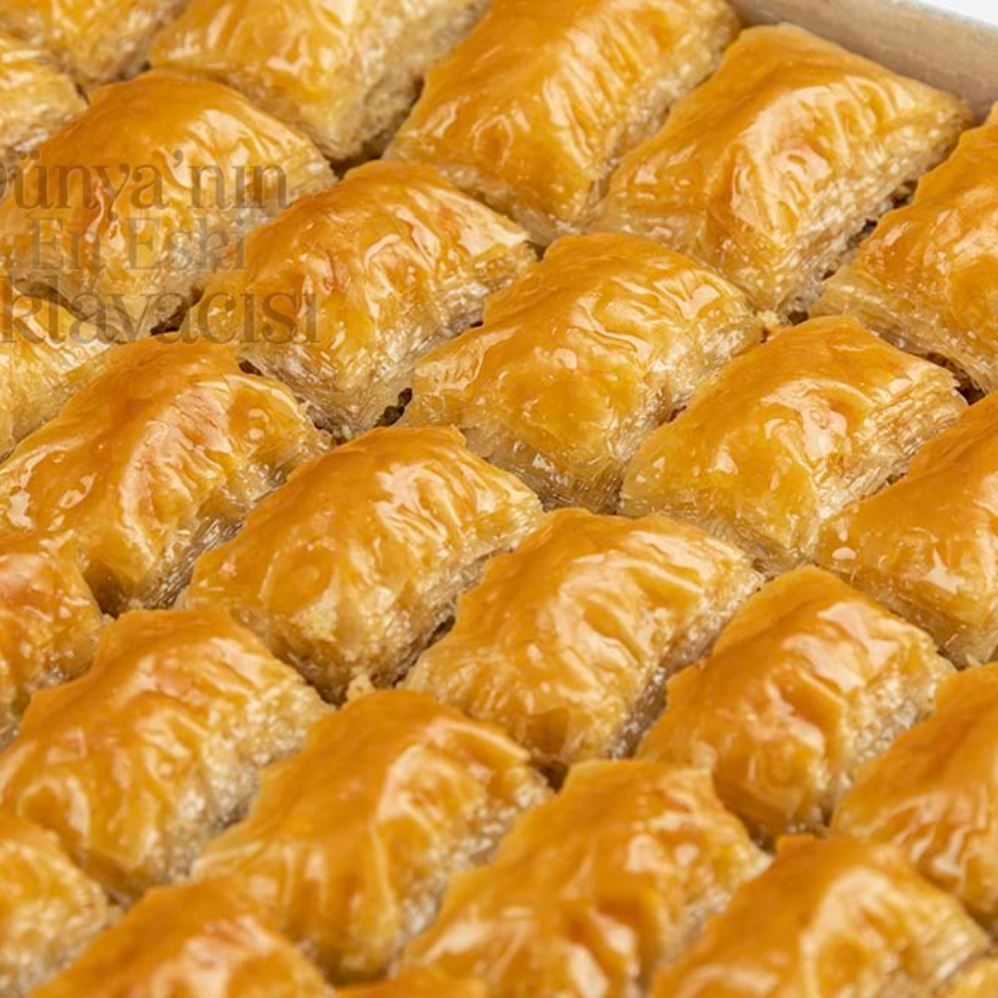 Elmacı Pazarı Güllüoğlu Gulluoglu Walnut Baklava Traditional Round Tray ...